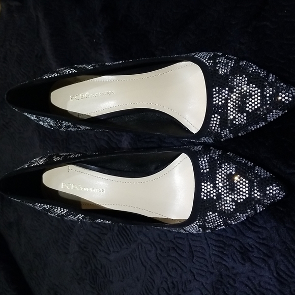 BCBGeneration | Shoes | Bcbg Next Generation Black With Rhinestone ...